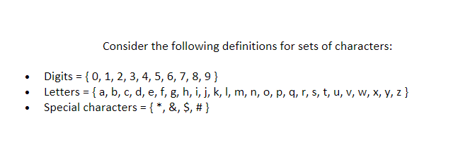 Solved Compute the number of passwords that are length 6, | Chegg.com