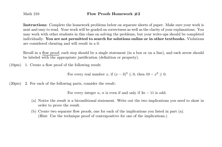 Solved Instructions: Complete the homework problems below on | Chegg.com