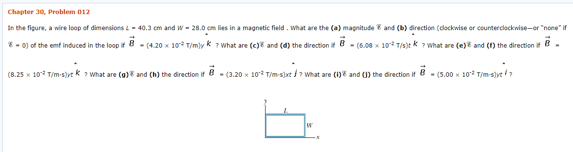 Solved Chapter 30, Problem 012 In the figure, a wire loop of | Chegg.com