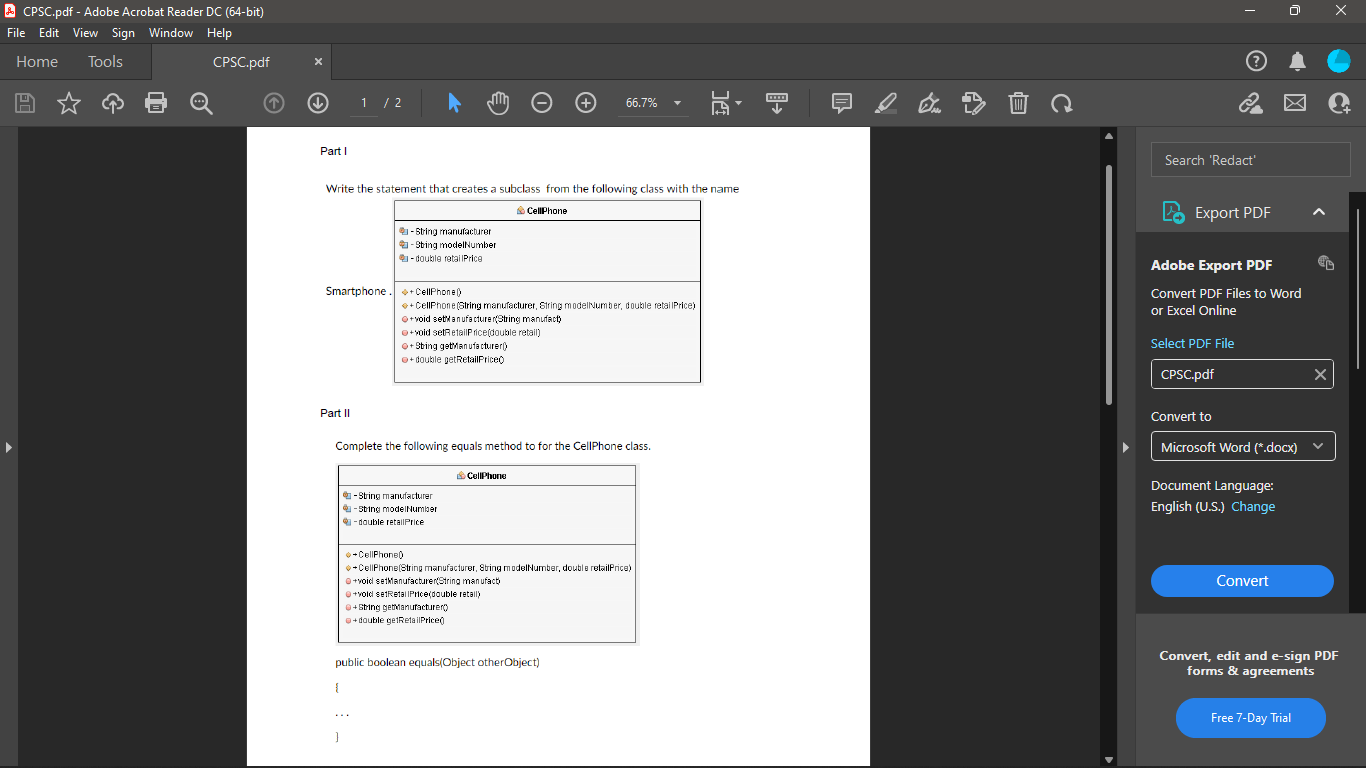 Solved х CPSC.pdf - Adobe Acrobat Reader DC (64-bit) File | Chegg.com