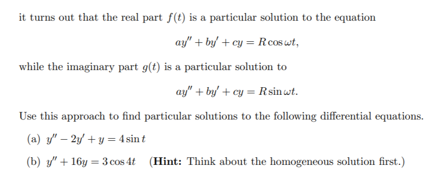 Solved Problem 3. Complex exponential functions are commonly | Chegg.com