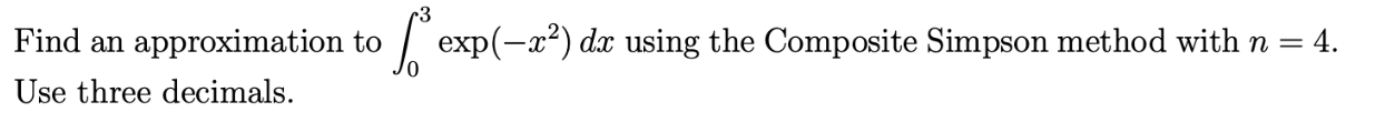 Solved Find an approximation to Use three decimals. | Chegg.com