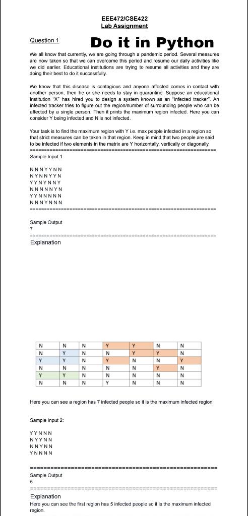 Solved EEE472/CSE422 Lab Assignment Question 1 Do it in | Chegg.com