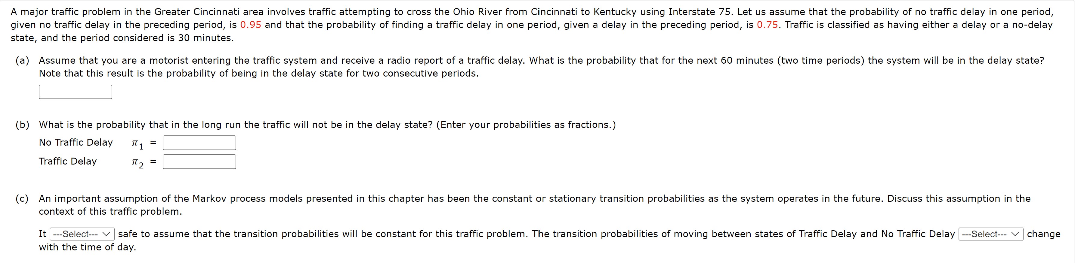 Solved state, and the period considered is 30 minutes. Note | Chegg.com