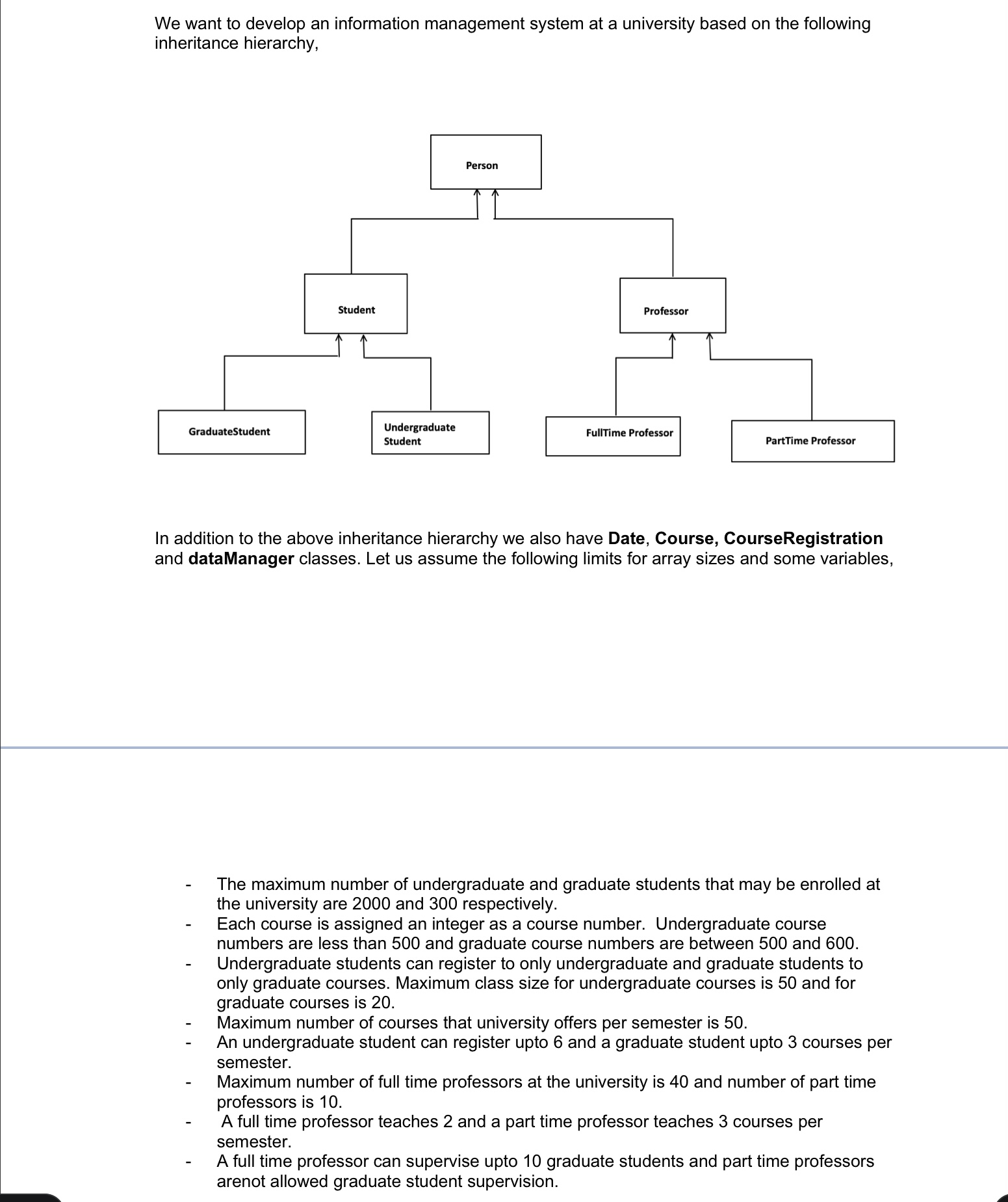 Solved Please write this code, fully implementing each | Chegg.com