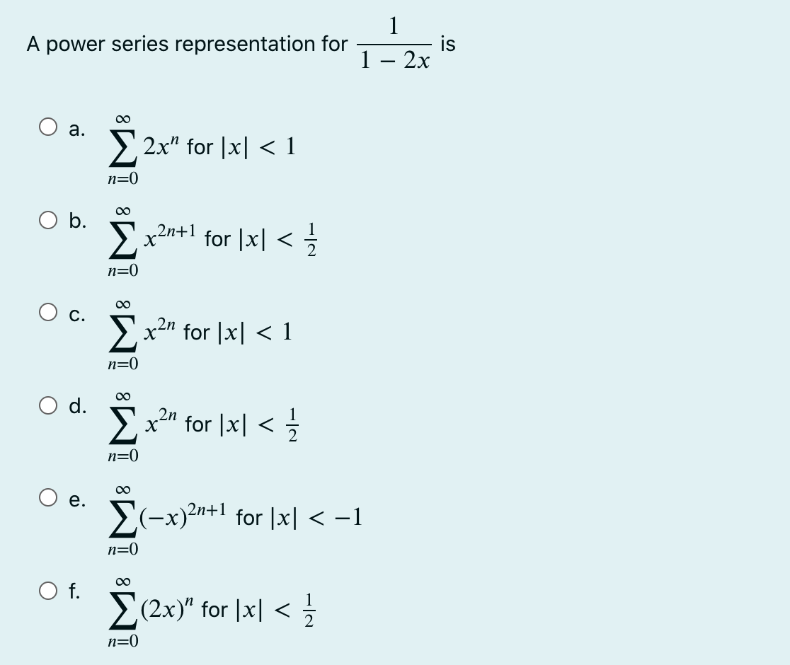 Solved an+1 If an = (-1)" n! for all n > 0, then the value | Chegg.com