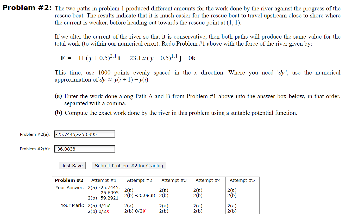 Problem #2: The two paths in problem 1 produced | Chegg.com