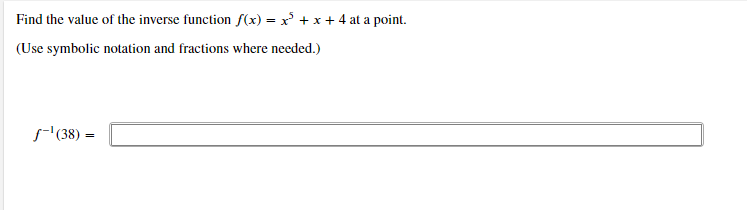 Solved Find a formula for the inverse of f(x) = 13x + | Chegg.com