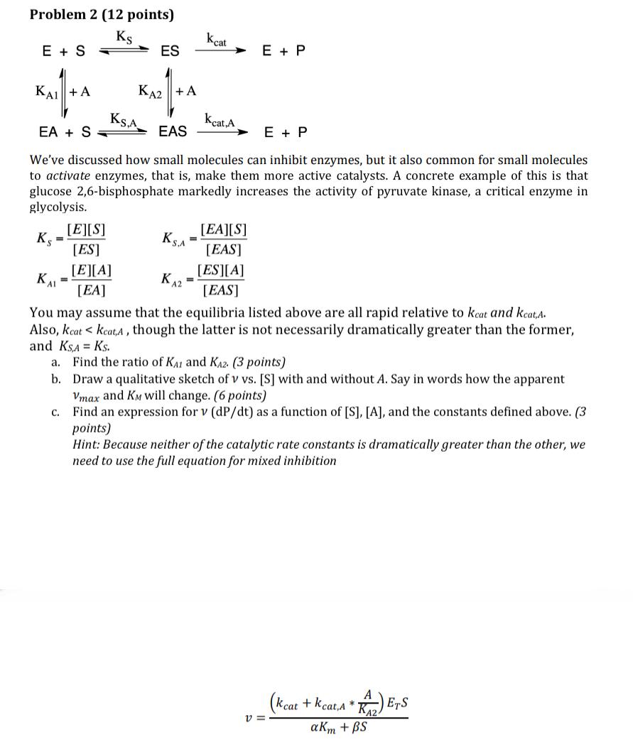 Solved Problem 2 (12 points) We've discussed how small | Chegg.com