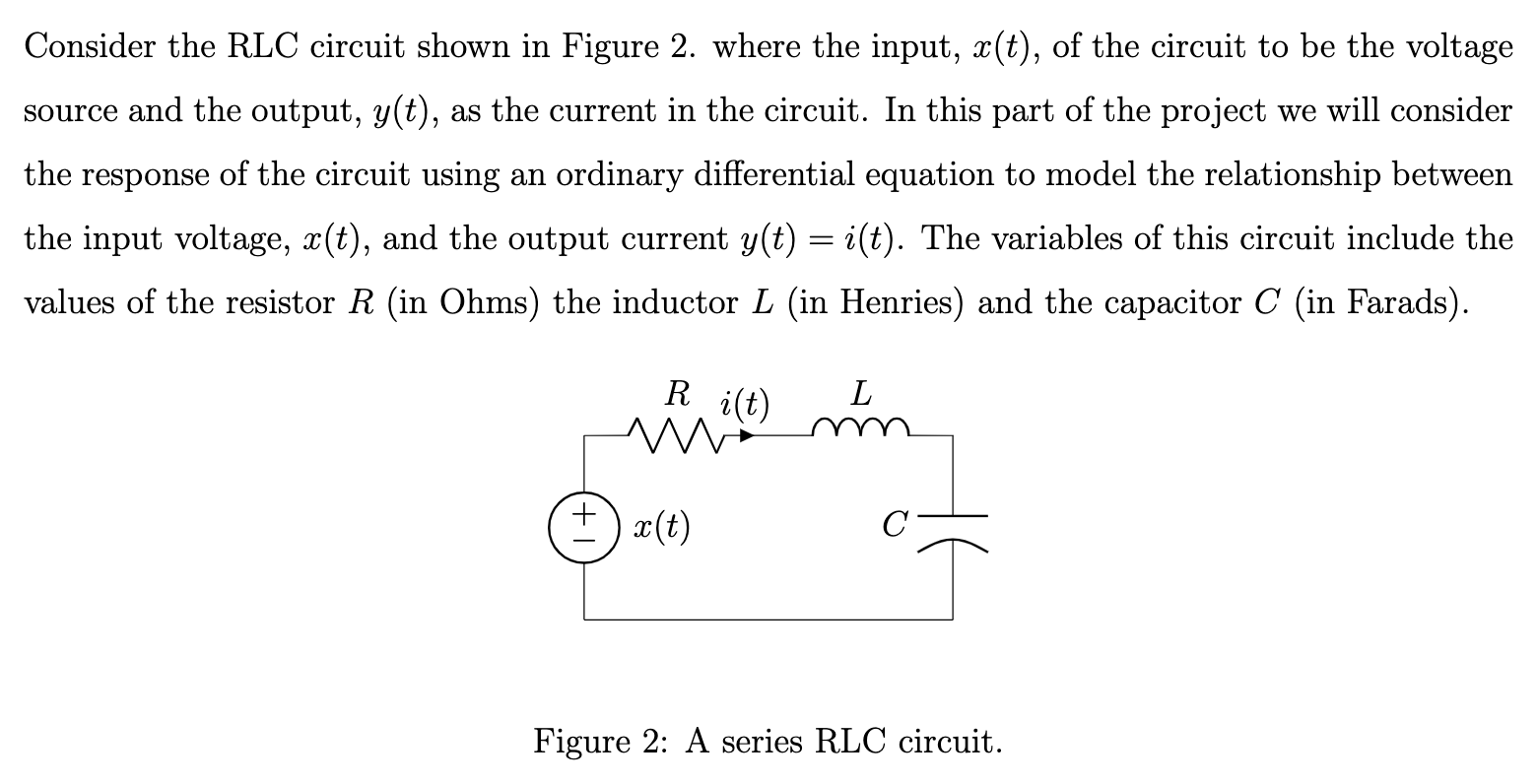 Solved a.) (8pts) (Written or Typed) Derive the ODE for | Chegg.com