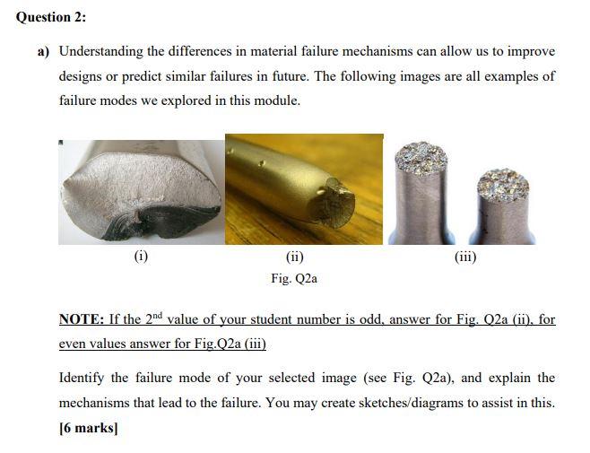 Solved Question 2: a) Understanding the differences in | Chegg.com
