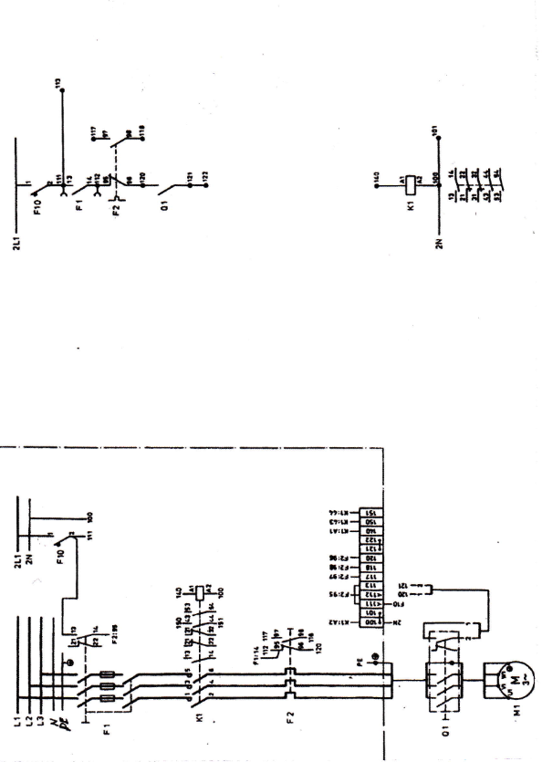 Solved The motor is controlled by pushbuttons from two | Chegg.com