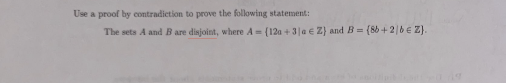 Solved Use a proof by contradiction to prove the following | Chegg.com