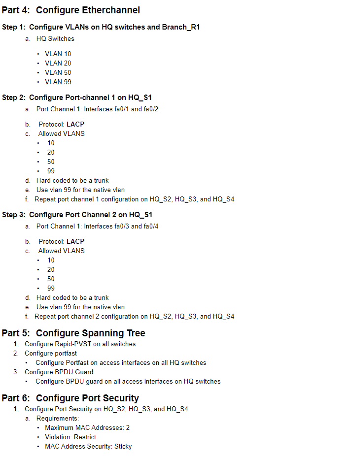 Solved Part 7: Standard Access Control List Step 1: | Chegg.com
