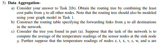 Solved 3) Data Aggregation- a) Consider your answer to Task | Chegg.com