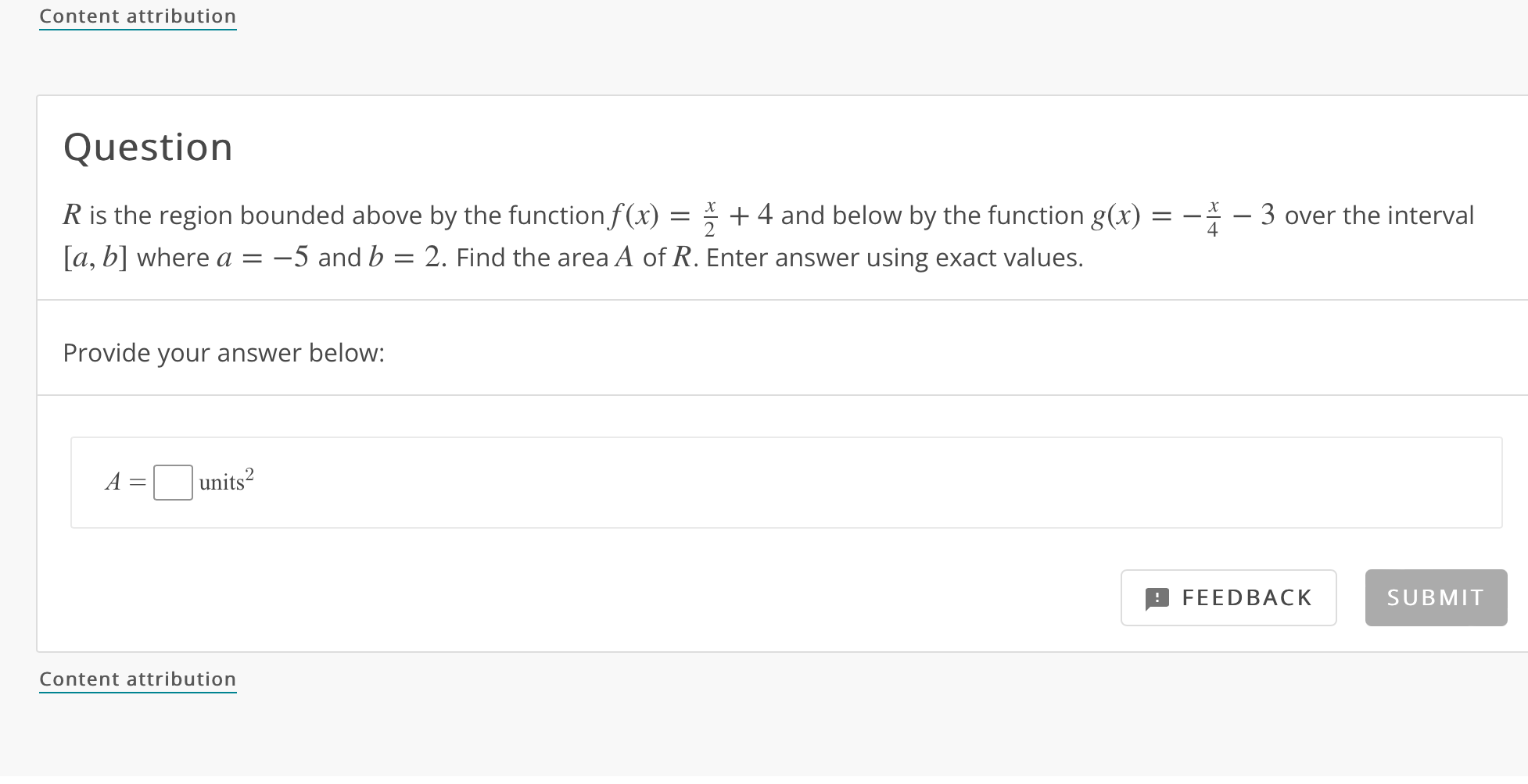 Solved R is the region bounded above by the function | Chegg.com