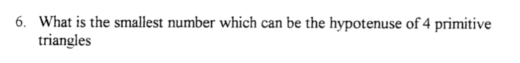 Solved 6. What is the smallest number which can be the | Chegg.com