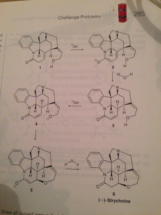 Solved 6.61 Strychnine (6), a notorious poison isolated from | Chegg.com