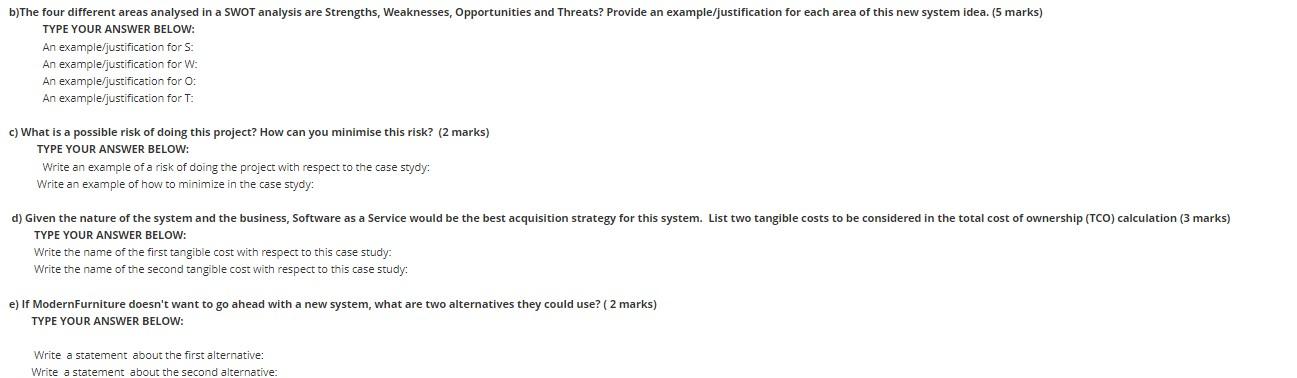 The owners have understood the opportunities to | Chegg.com