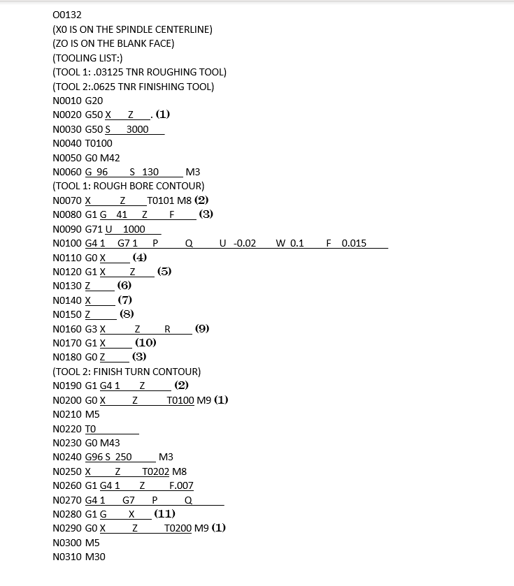 2. - The part shown in the Figure is to be machined | Chegg.com