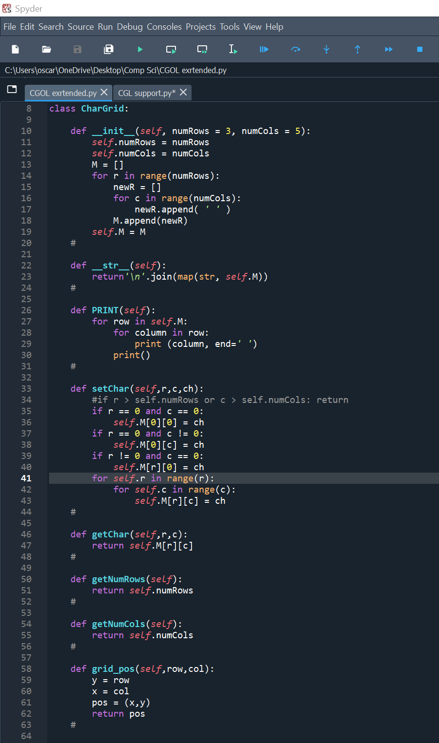 Solved I'm looking to add a __iter__ class method and a | Chegg.com