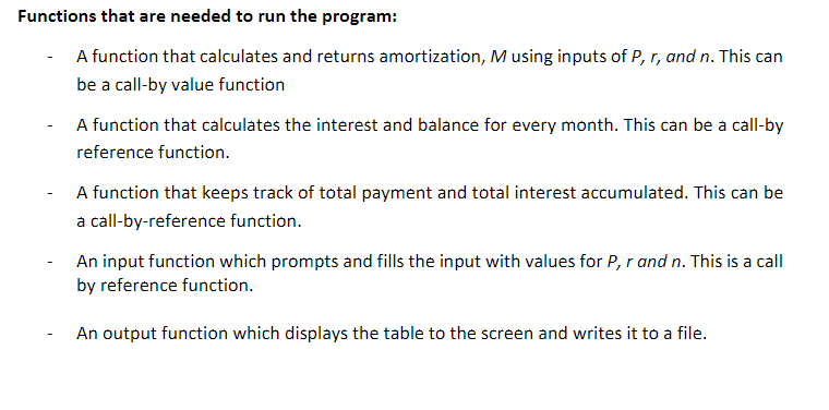 Solved Objective: Functions, math and file stream modules, | Chegg.com