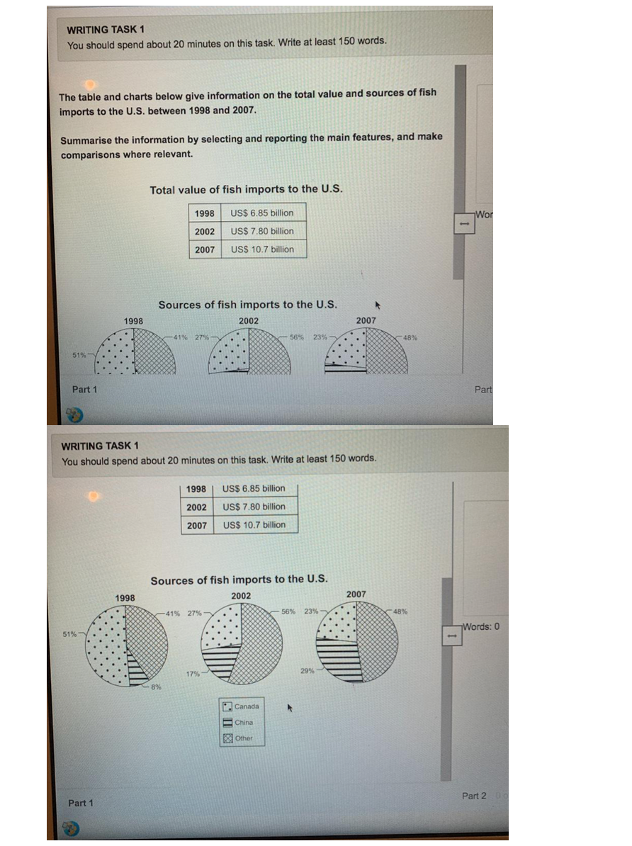 Solved WRITING TASK 1 You should spend about 20 minutes on | Chegg.com