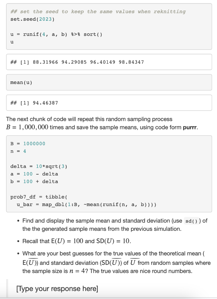 Solution 7. Suppose that a random variable U is | Chegg.com