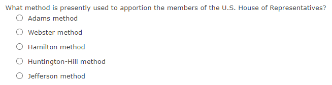 Solved What method is presently used to apportion the | Chegg.com