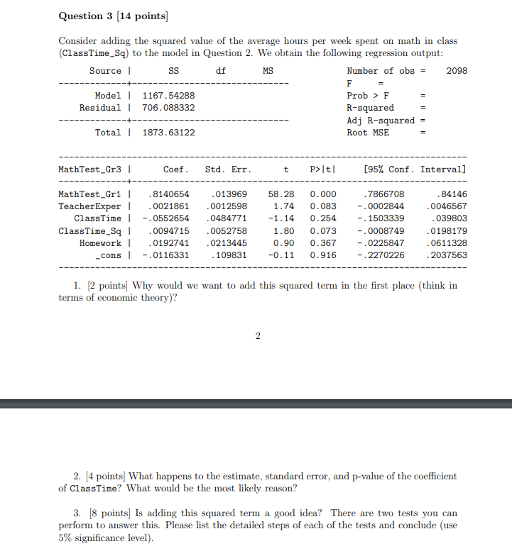 Solved Consider adding the squared value of the average | Chegg.com