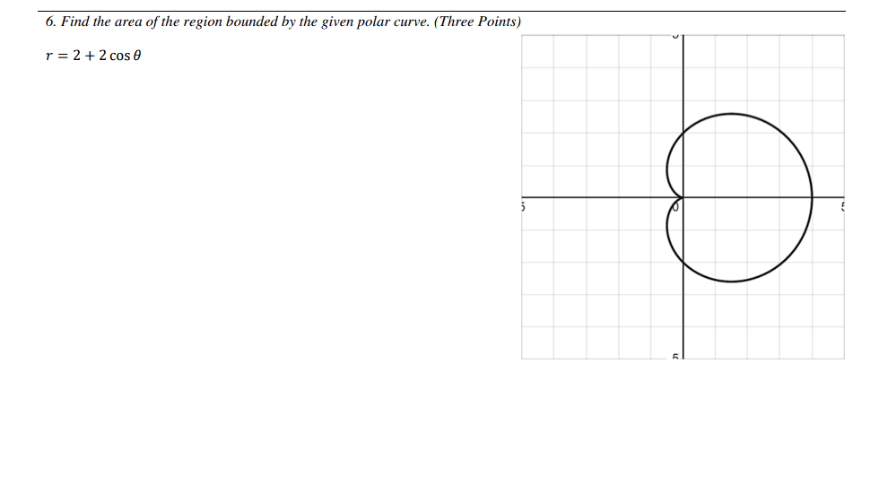 Solved 6. Find the area of the region bounded by the given | Chegg.com
