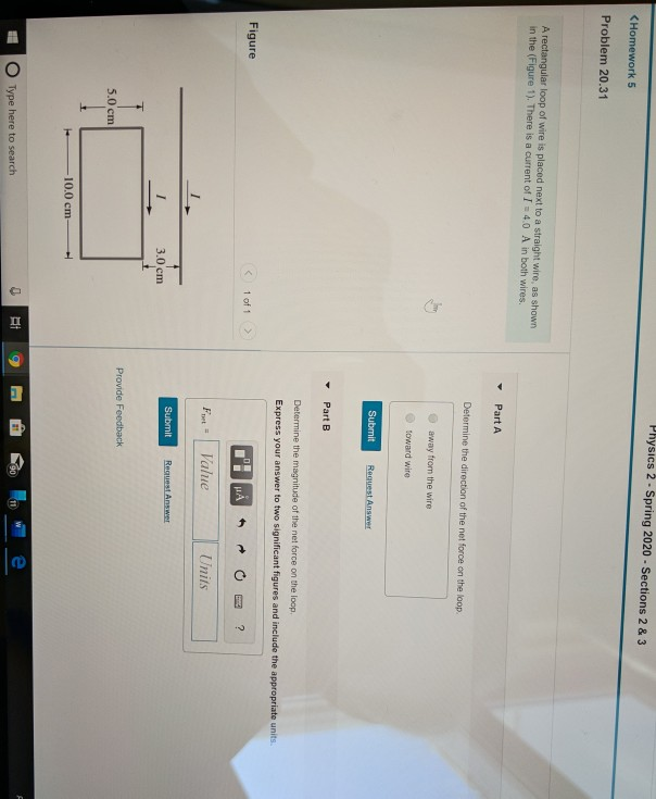 Solved Physics 2 - Spring 2020 - Sections 2 & 3 | Chegg.com