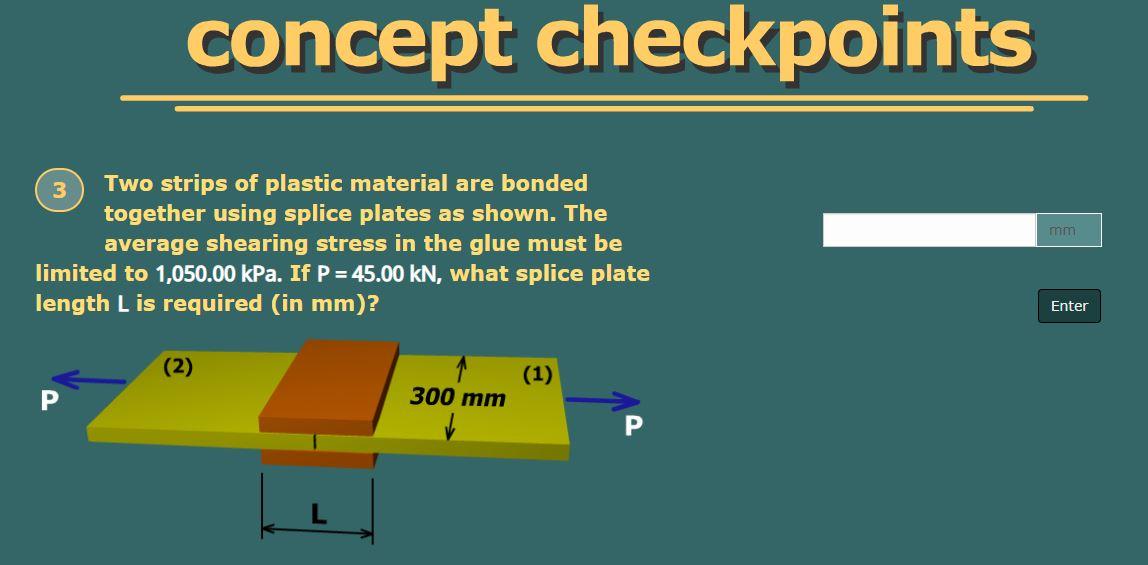 Solved Two strips of plastic material are bonded together | Chegg.com