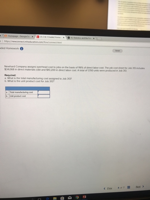 Solved ecure https/ flow/connect.htm Graded Homework Harris | Chegg.com
