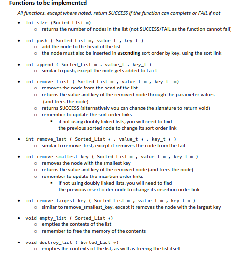 CIS*2500 W20 - Assignment 4 Linked Lists, Recursion | Chegg.com