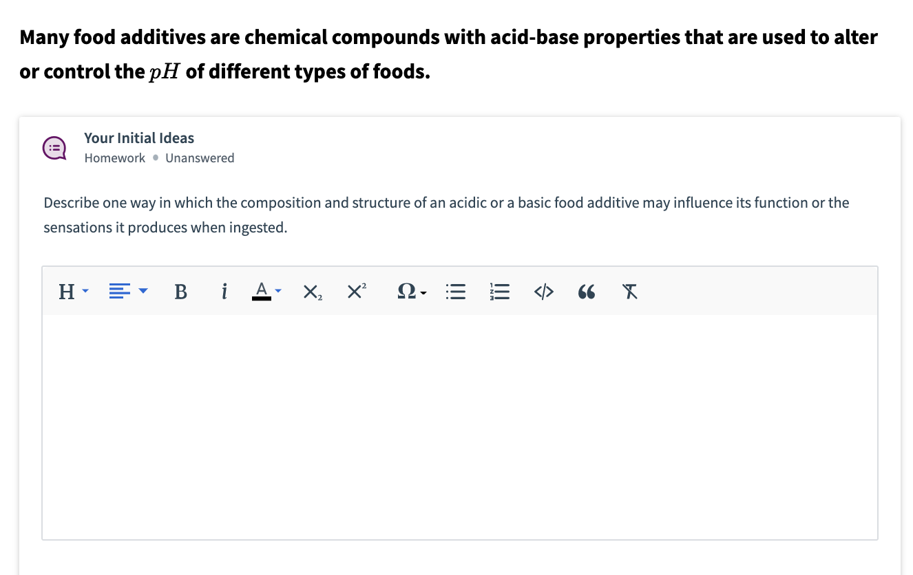 Solved Many food additives are chemical compounds with | Chegg.com