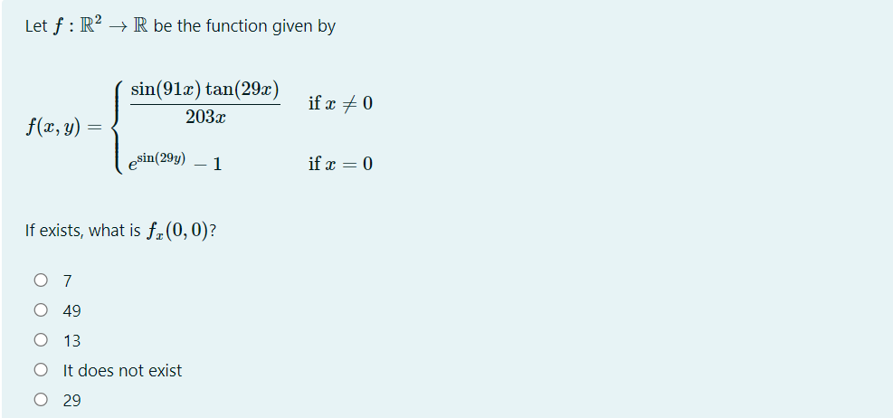 Solved Let f: R2 + R be the function given by sin(912) | Chegg.com