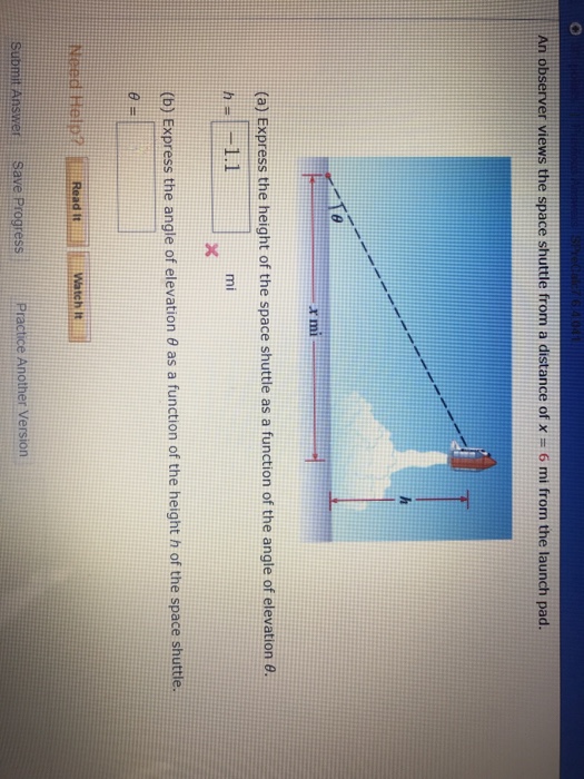 Solved An observer views the space shuttle from a distance | Chegg.com