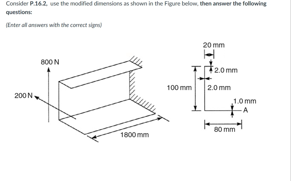 Solved Question 14 1 pts What is the value of direct stress | Chegg.com