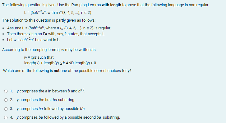 Solved Which one of the following statements regarding | Chegg.com