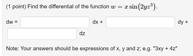 Solved (1 point) If r(t) = -4ti + 6tºj – 7tk, compute the | Chegg.com