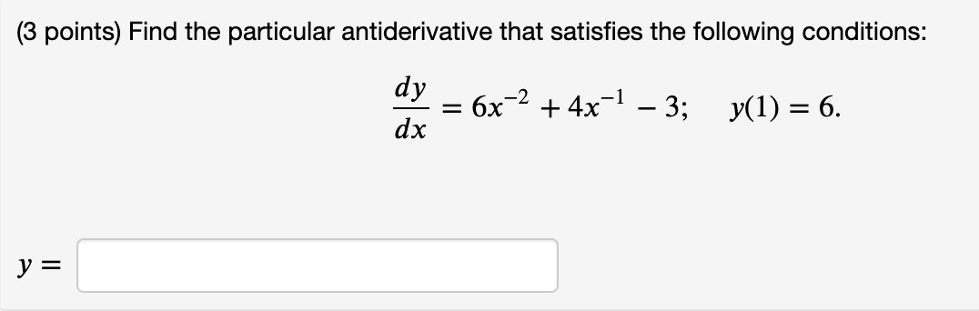 Solved (3 points) Consider the function f(x) = 4 cos x – 5 | Chegg.com