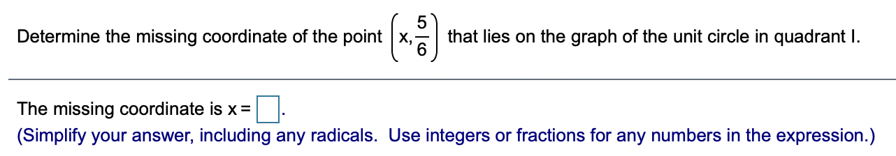 Solved 5 Determine the missing coordinate of the point X, ( | Chegg.com