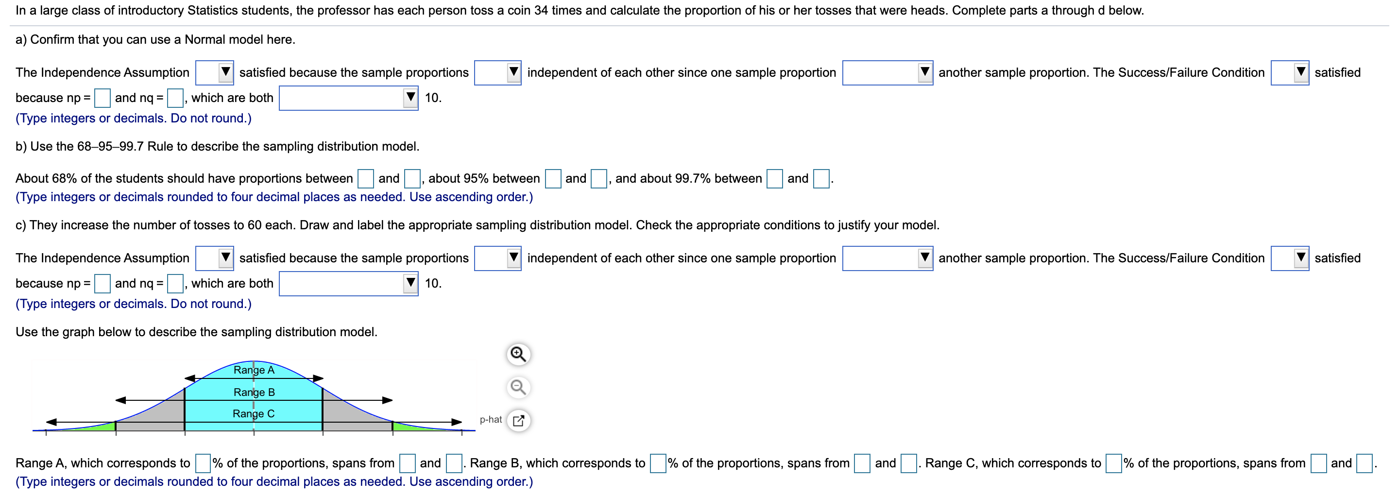 Solved A) & C) Choices Assumption: Is or Is Not Sample | Chegg.com