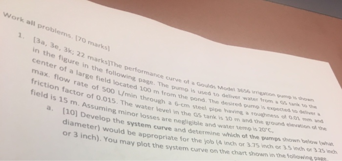 Work all problems. 170 marks) 1. 13a a, 3e, 3k, 22 | Chegg.com