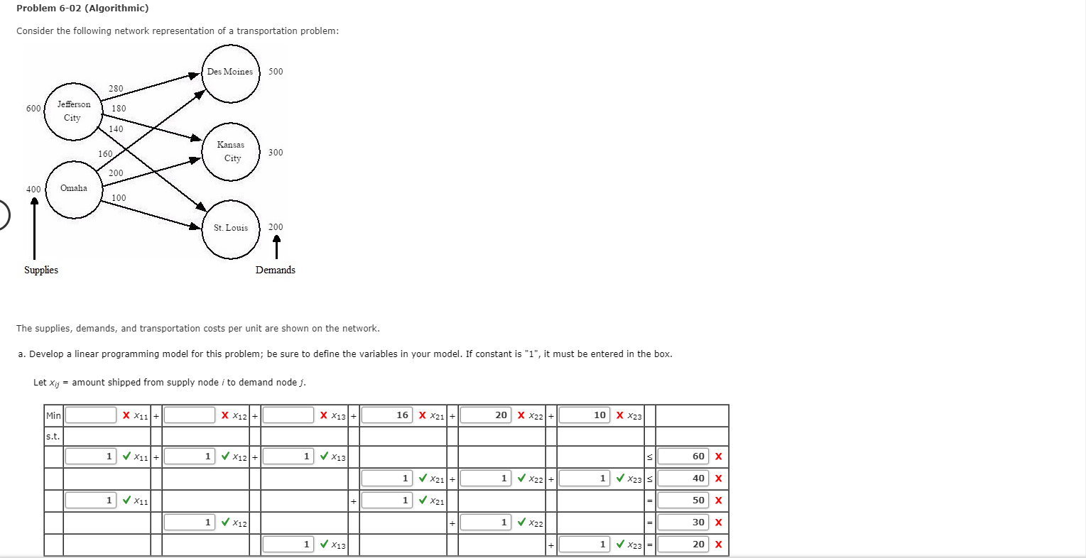 Solved Problem 6-02 (Algorithmic) Consider the following | Chegg.com