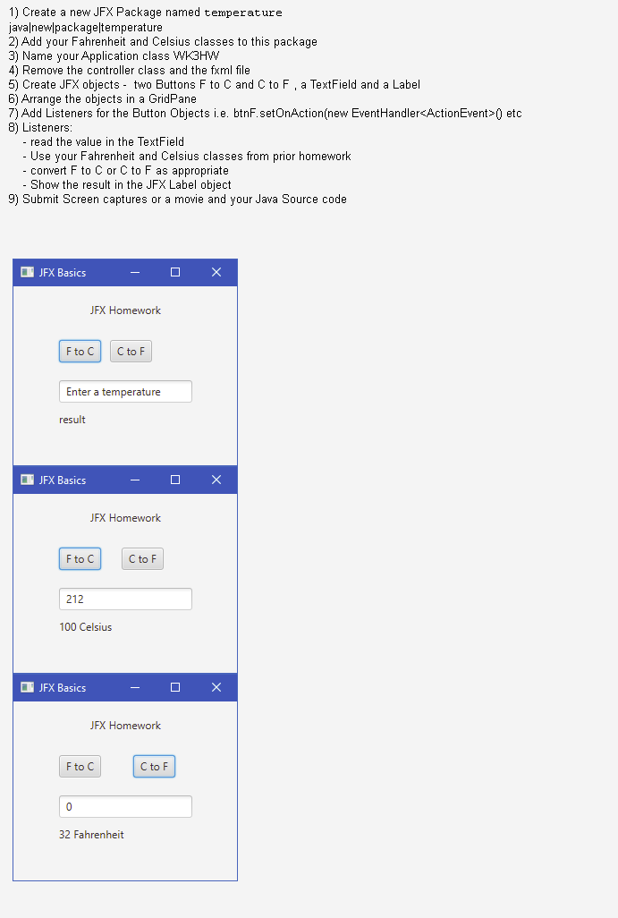 Solved below are my two classes required to be used. package | Chegg.com