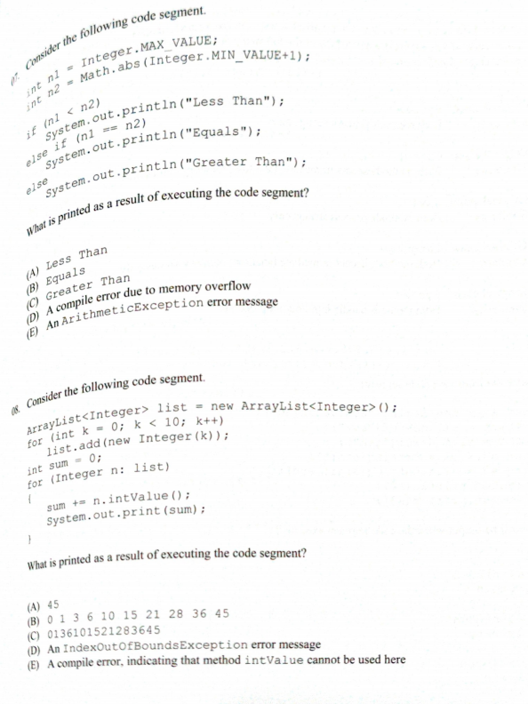 Solved I need help with APCSA | Chegg.com
