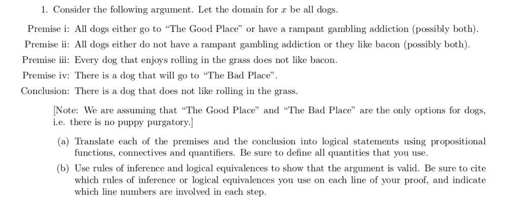 Solved Discrete math: Translate each of the premises and the | Chegg.com