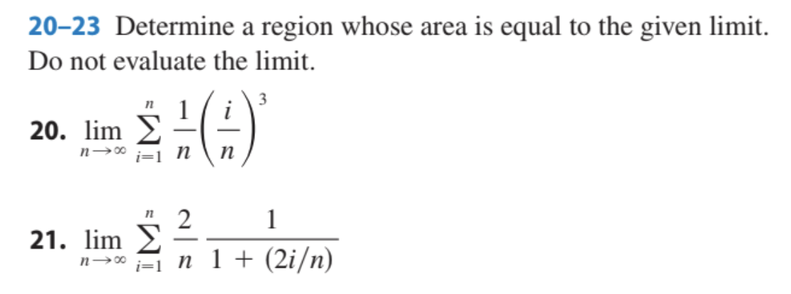 Solved 21 ﻿Determine a region whose area is equal to the | Chegg.com